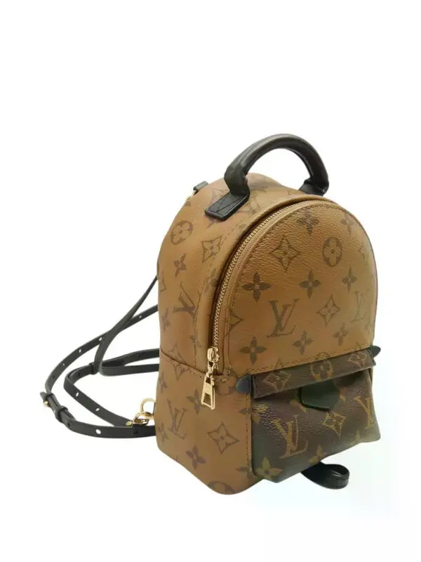 LOUIS VUITTON Monogram Reverse Mini Palm Springs Backpack