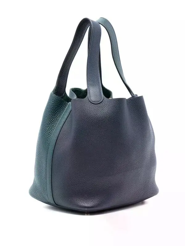 Hermès 2020 Bicolor Clemence Picotin Lock 22 Handbag