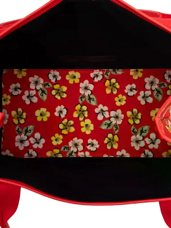 Balenciaga Navy Canvas Floral Print Cabas S Tote Bag - Multicolour