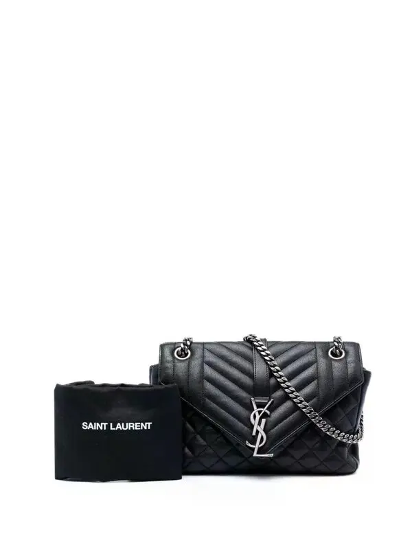 Saint Laurent Triquilt Monogram College Bag