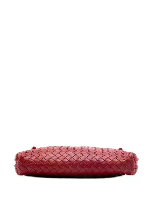 Bottega Veneta Nappa Intrecciato Nodini Crossbody Bag - Red