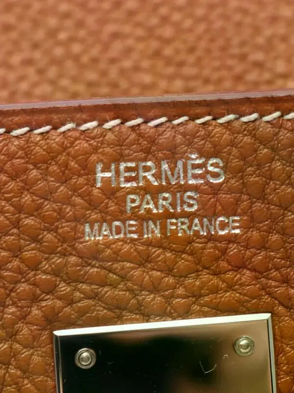 Hermès 40cm Togo Birkin Retourne Handbag