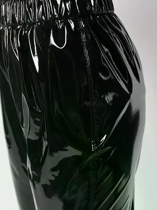 MSGM Shiny Effect Slim Fit Pants