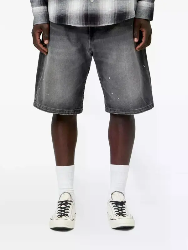 Carhartt Work In Progress Landon Paint-splatter Washed Shorts