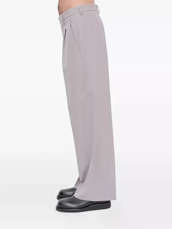 MAISON MARGIELA Stapled Pleated Wool Trousers