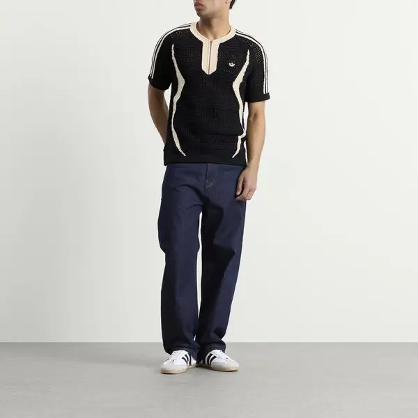Adidas Clot Knit Jersey With Zip Closure
