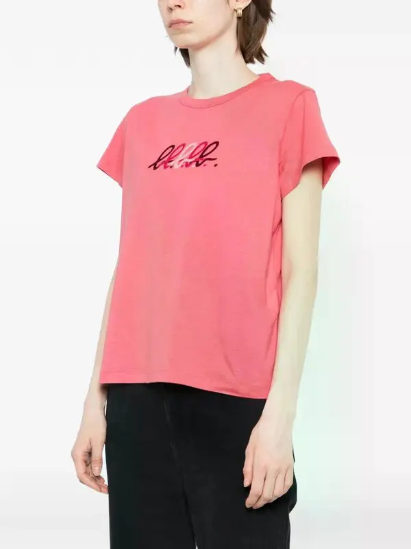 AGNES B. Embroidered Logo T-shirt