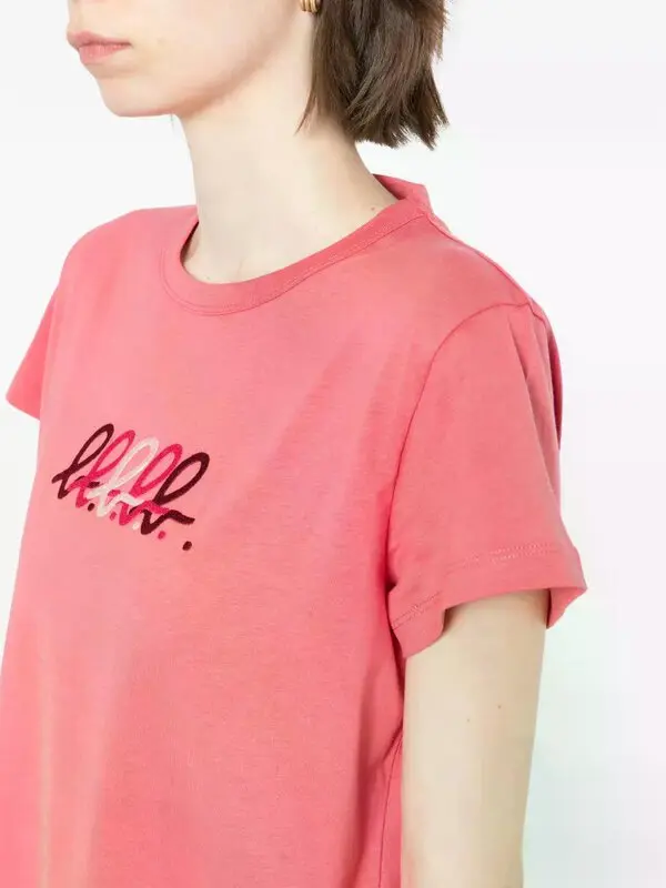 AGNES B. Embroidered Logo T-shirt