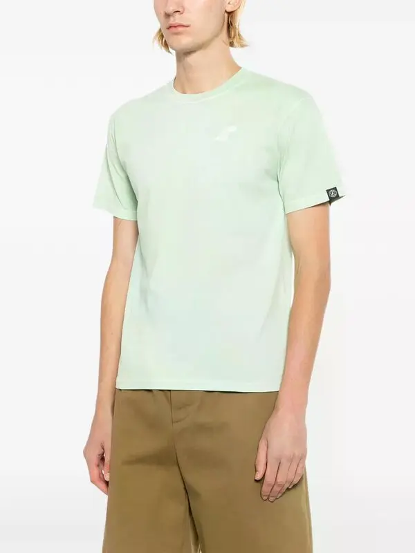 AGNES B. Logo-embroidered T-shirt