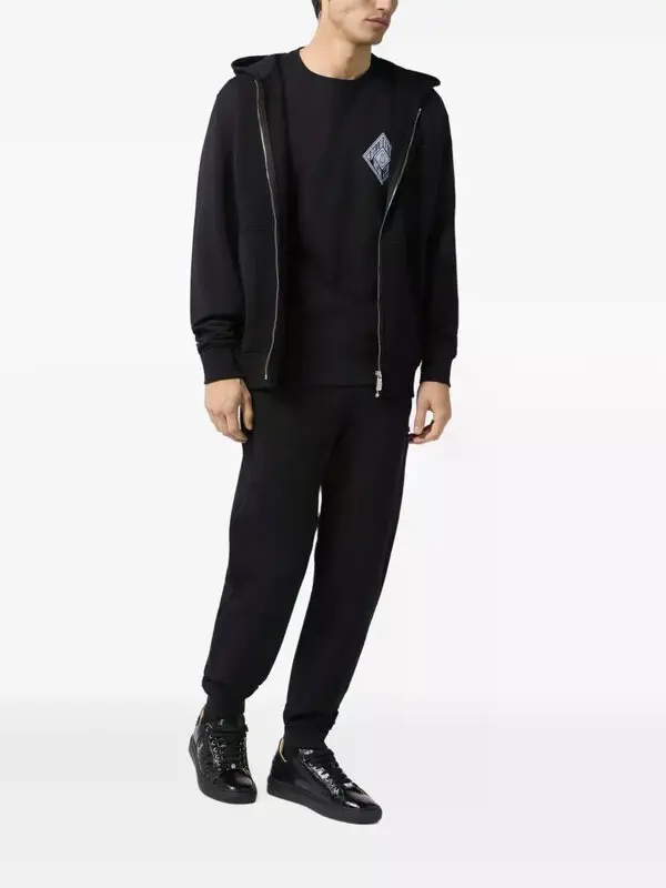BILLIONAIRE Baroque Logo-embroidered Track Pants
