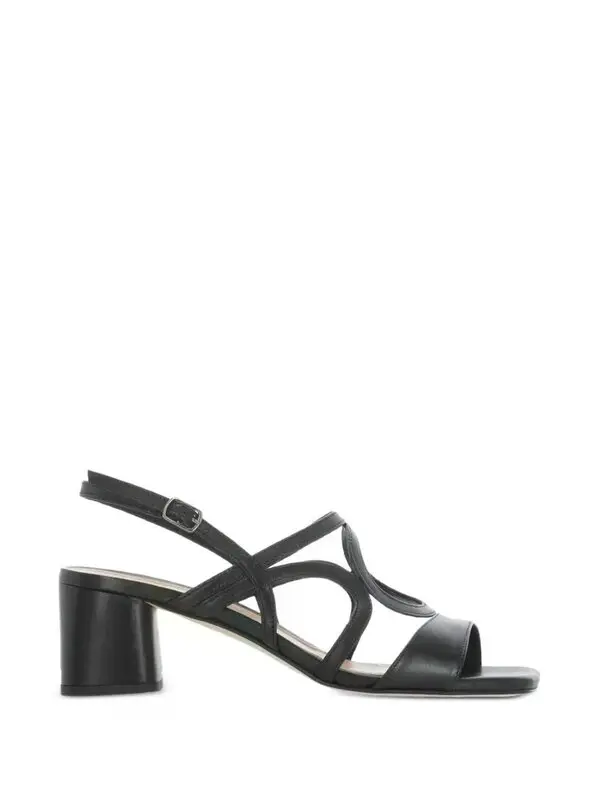 JULIE DEE Leather Heeled Sandals