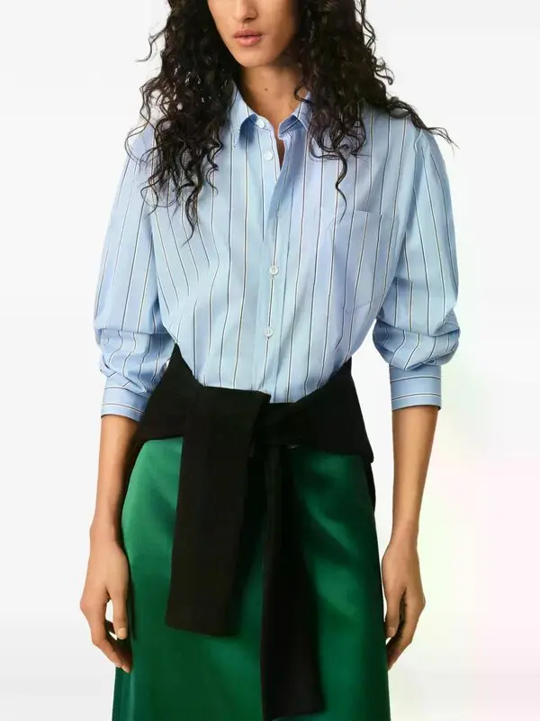 AMI Paris Cotton Cropped Shirt