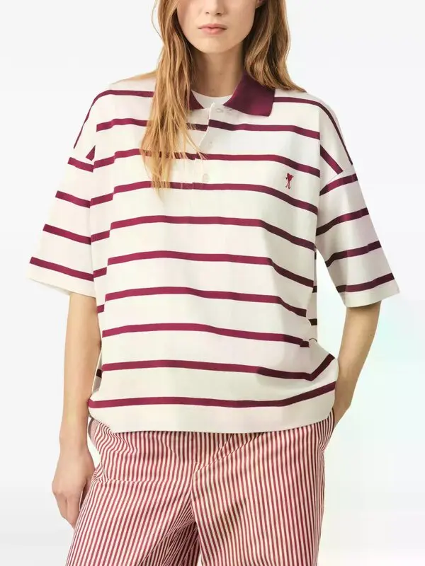 AMI Paris Cotton Arrow Polo