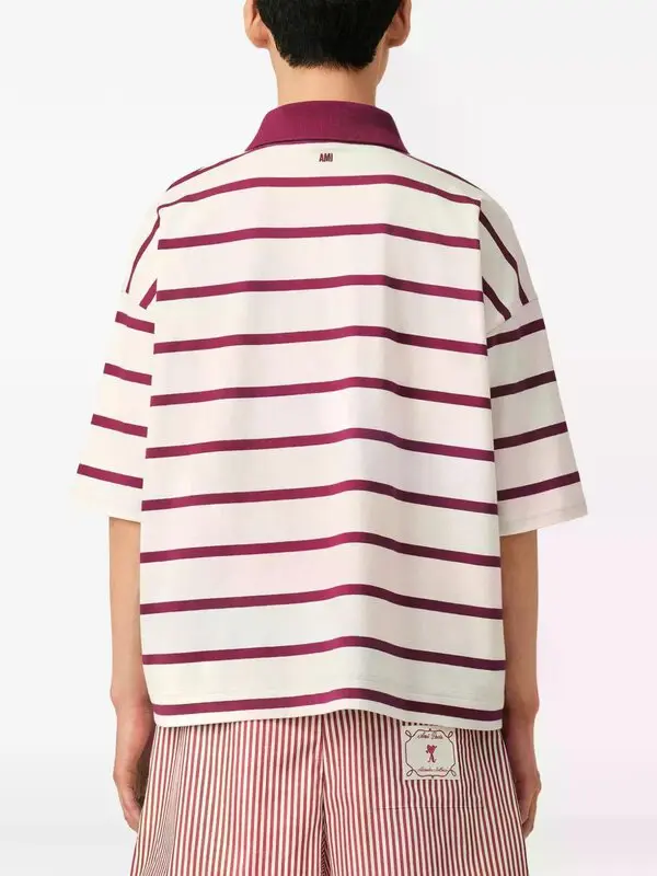 AMI Paris Cotton Arrow Polo
