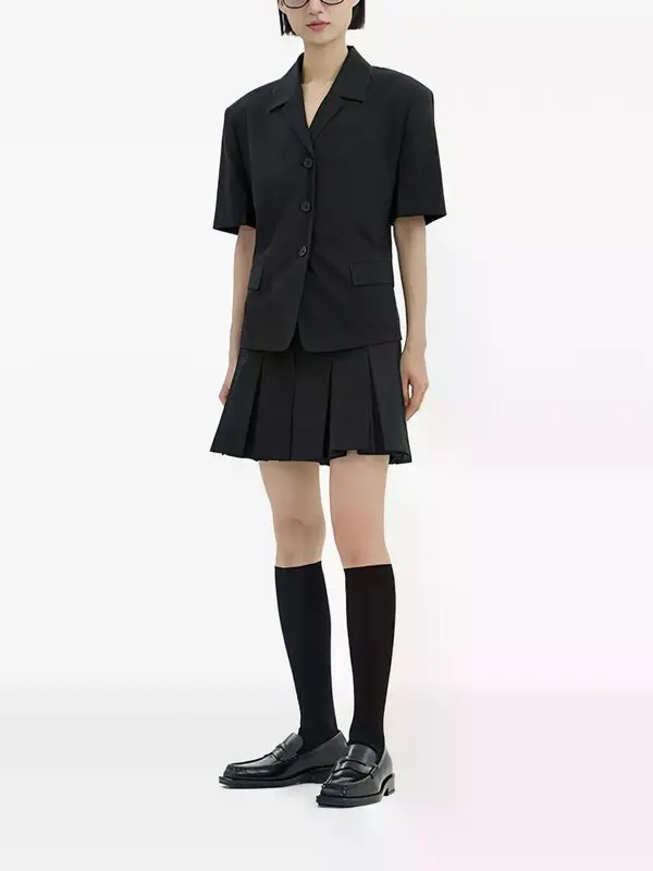 JUUN.J Lace-up Short-sleeve Jacket