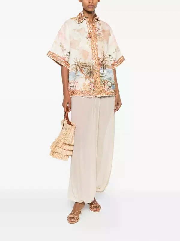 Zimmermann Mahon Print Shirt