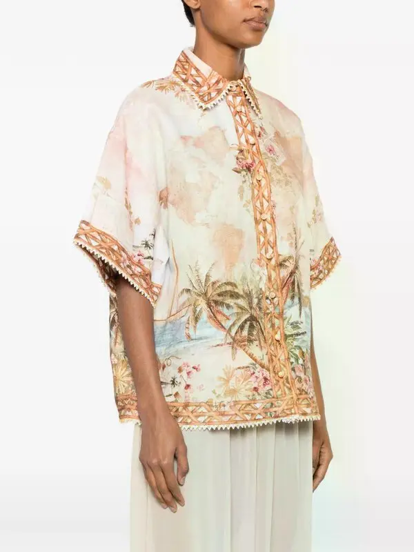 Zimmermann Mahon Print Shirt