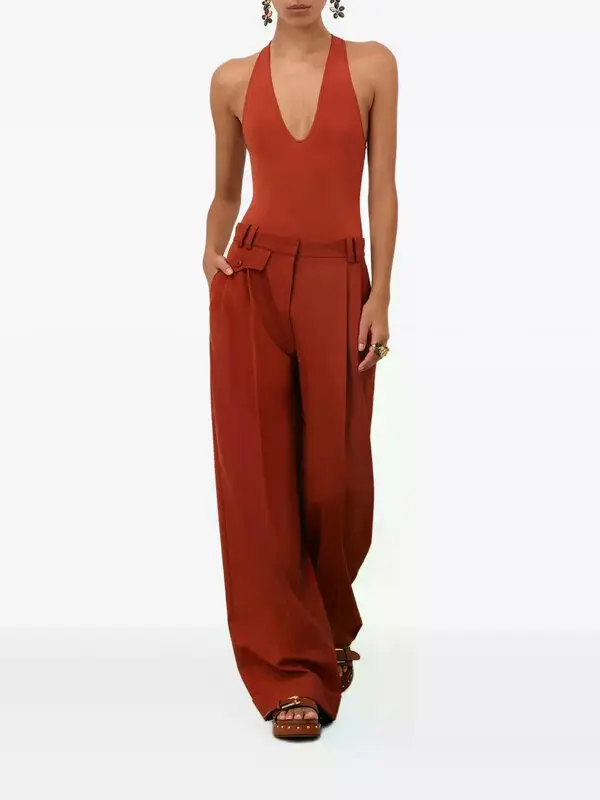 Zimmermann Luna Tailored Trousers - Orange
