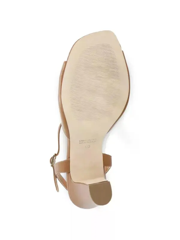 JULIE DEE Leather Heeled Sandals