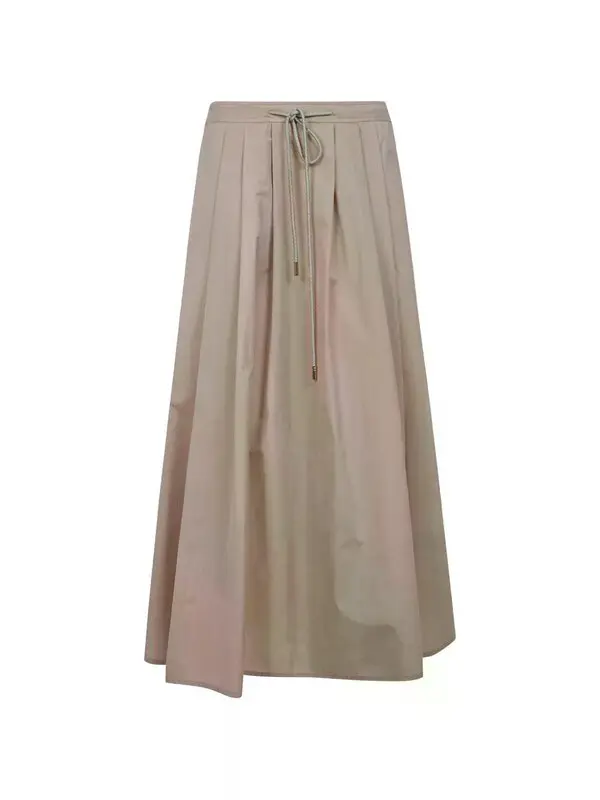 Seventy Poplin Midi Skirt - Neutrals