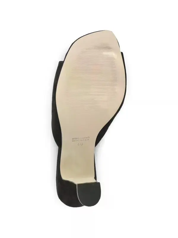 JULIE DEE Suede Heeled Sandals