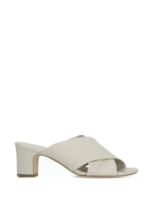 JULIE DEE Crossover-strap Block-heel Sandals