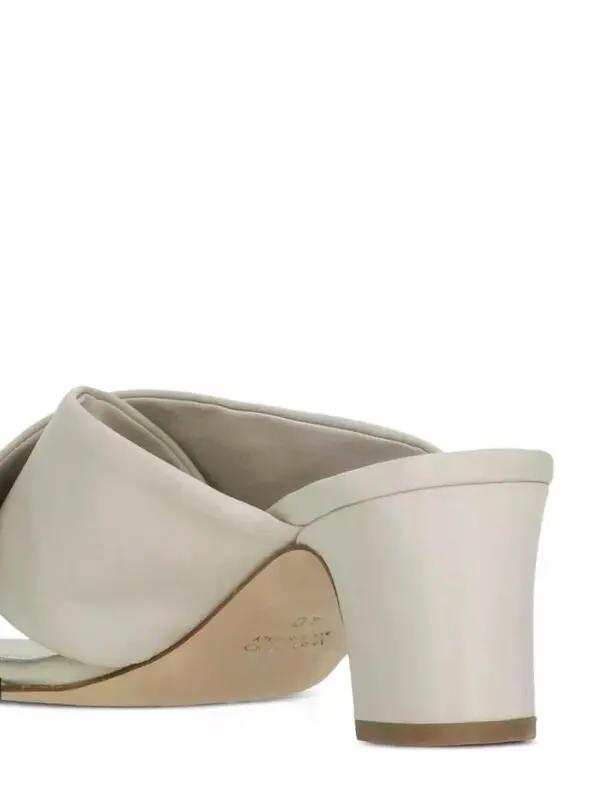 JULIE DEE Crossover-strap Block-heel Sandals