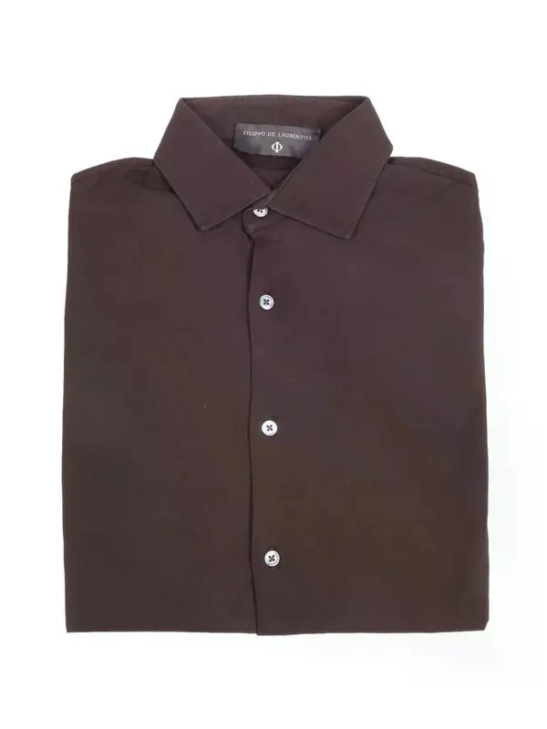 FILIPPO DE LAURENTIIS Button-down Cotton Shirt
