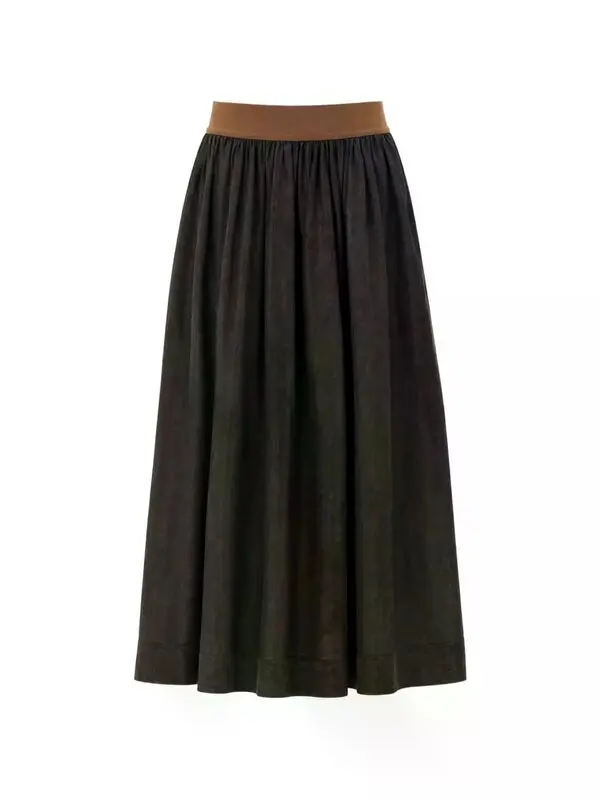 UMA WANG A-line Maxi Skirt - Black