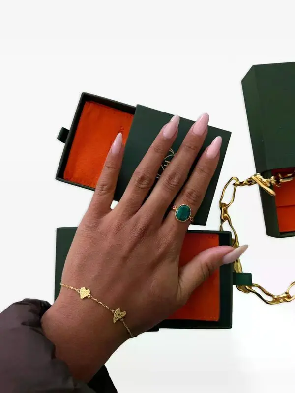 OTTOMAN HANDS Lucia Emerald Cocktail Ring