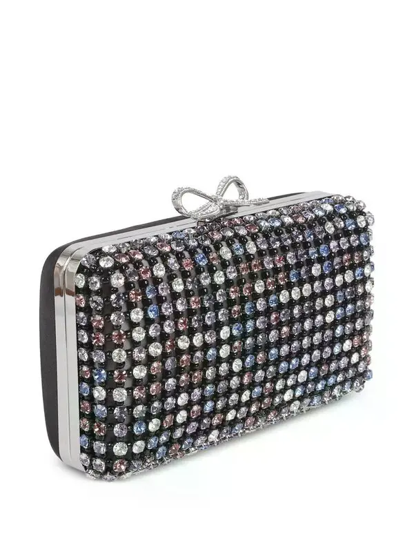 SELF-PORTRAIT Embellished Clutch Bag - Black