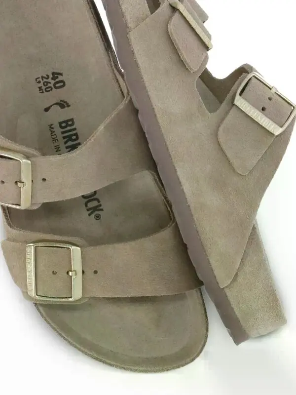 BIRKENSTOCK Arizona Buckle-fastening Sandals - Brown