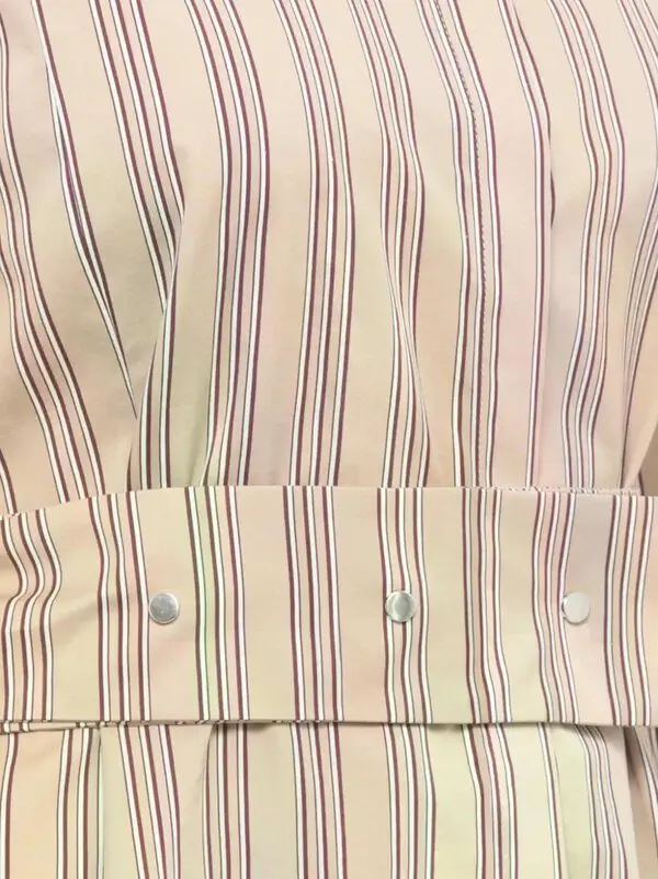 Antonelli Firenze Striped Belted Shirt