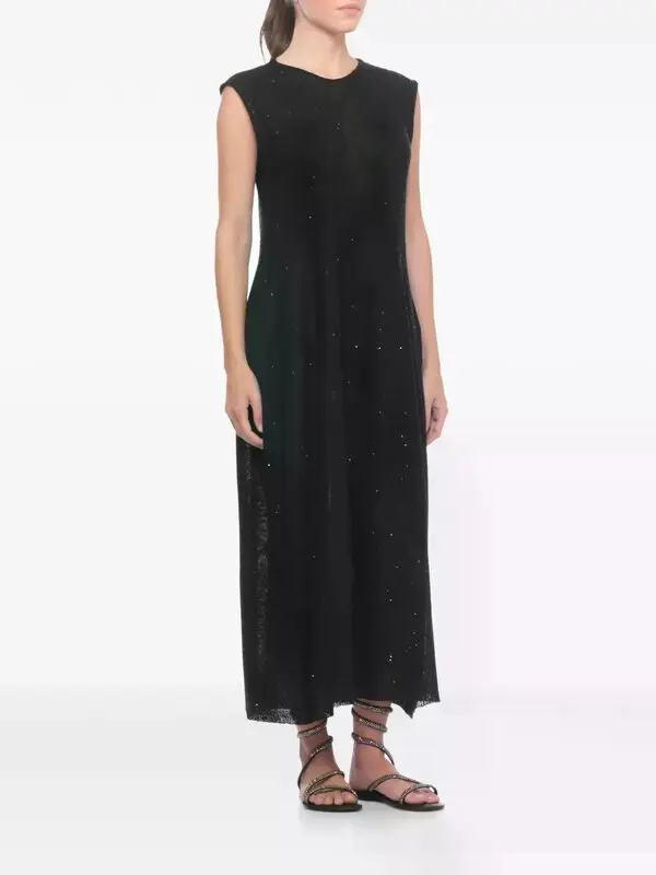 Antonelli Firenze Sequin Embellished Sleeveless Midi Dress