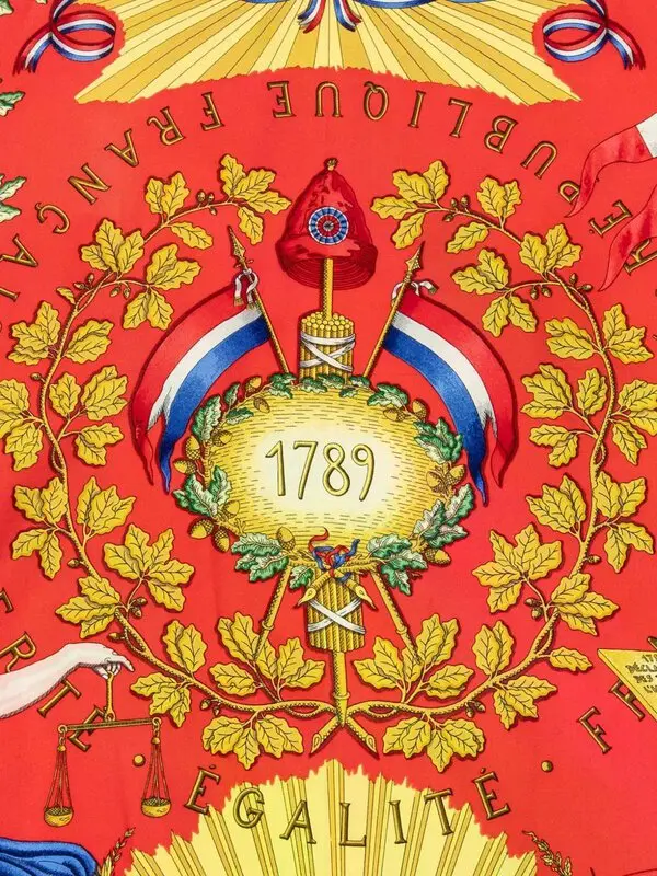 Hermès 1789 Graphic-print Scarf