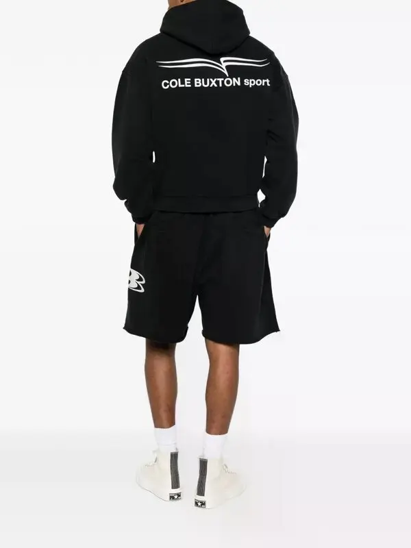 COLE BUXTON Logo Print Zip-up Hoodie