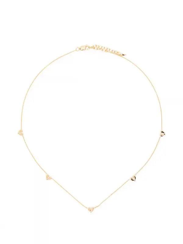 MISSOMA Molten Heart Charm Necklace - Gold
