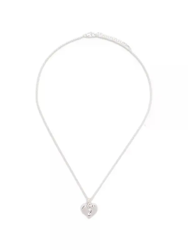MISSOMA Molten Heart Pendant Necklace - Silver