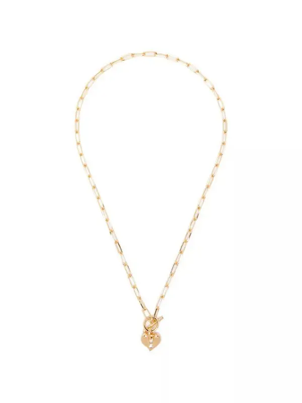 MISSOMA Molten Heart T-bar Necklace - Gold