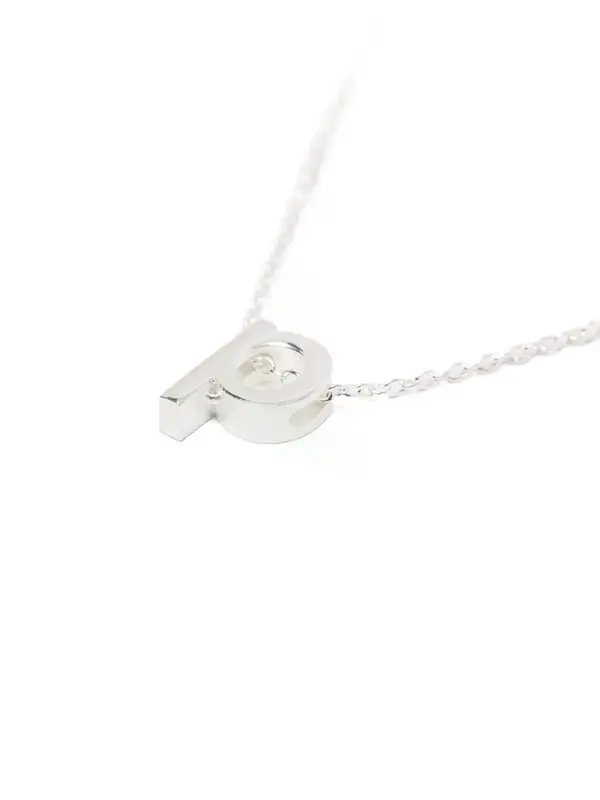 Le Gramme Alphabet Necklace