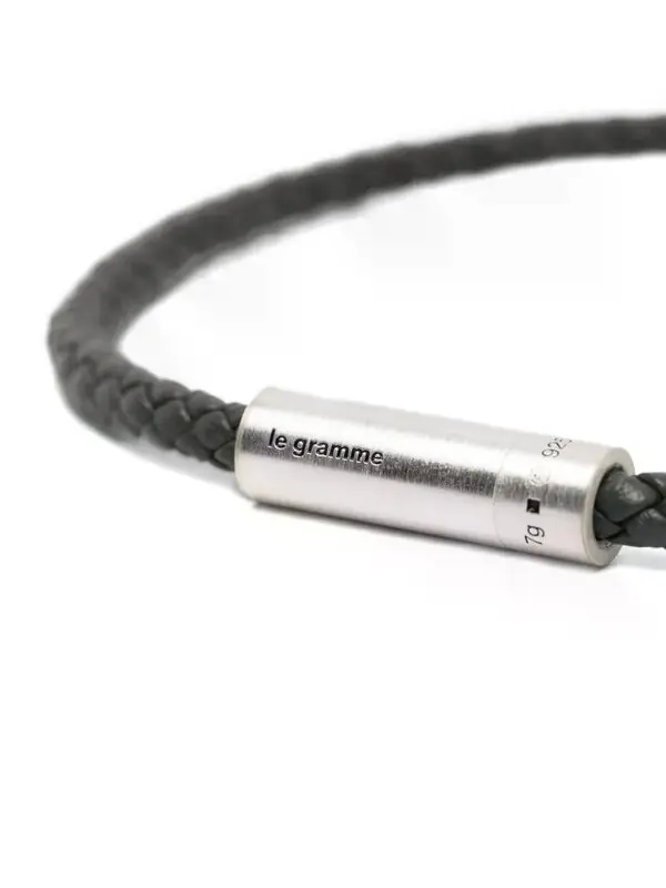 Le Gramme Braided Leather Bracelet