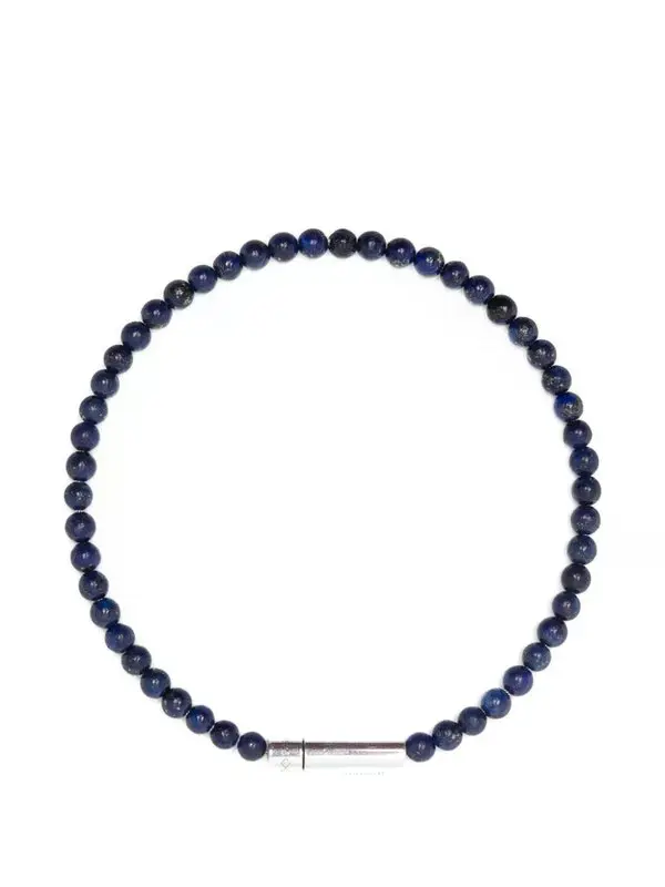 Le Gramme Lapis Lazuli Bead Bracelet - Blue