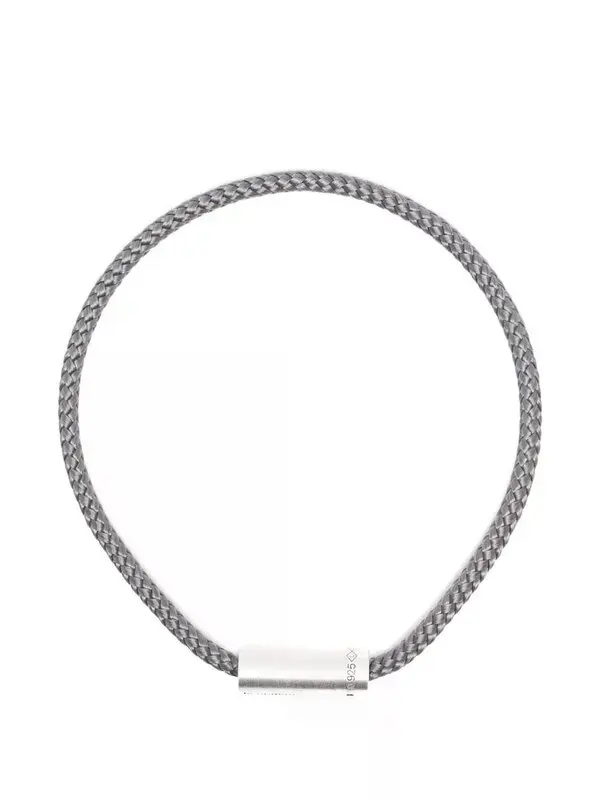 Le Gramme Brushed Nato Cable Bracelet - Grey