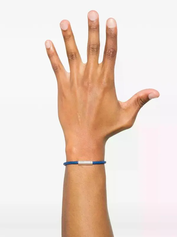Le Gramme 7g Braided Leather Bracelet