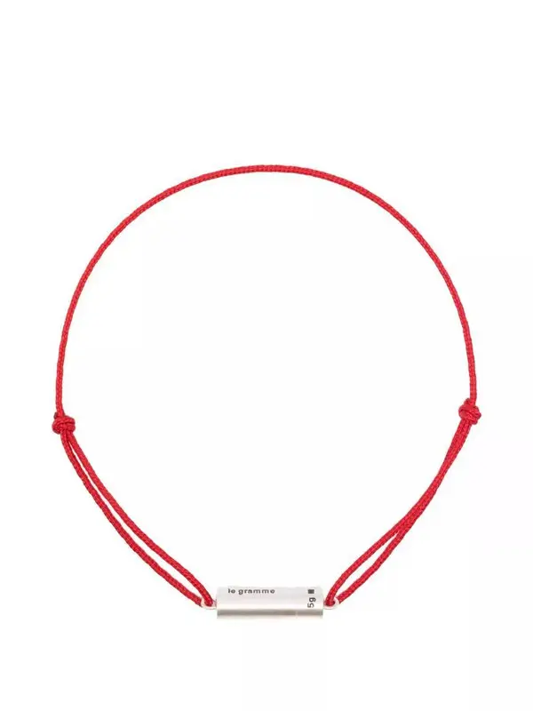 Le Gramme Adjustable Fastening Bracelet
