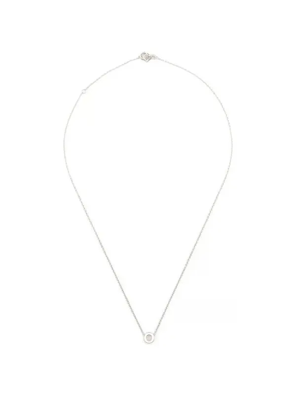 Le Gramme Alphabet Necklace - Silver