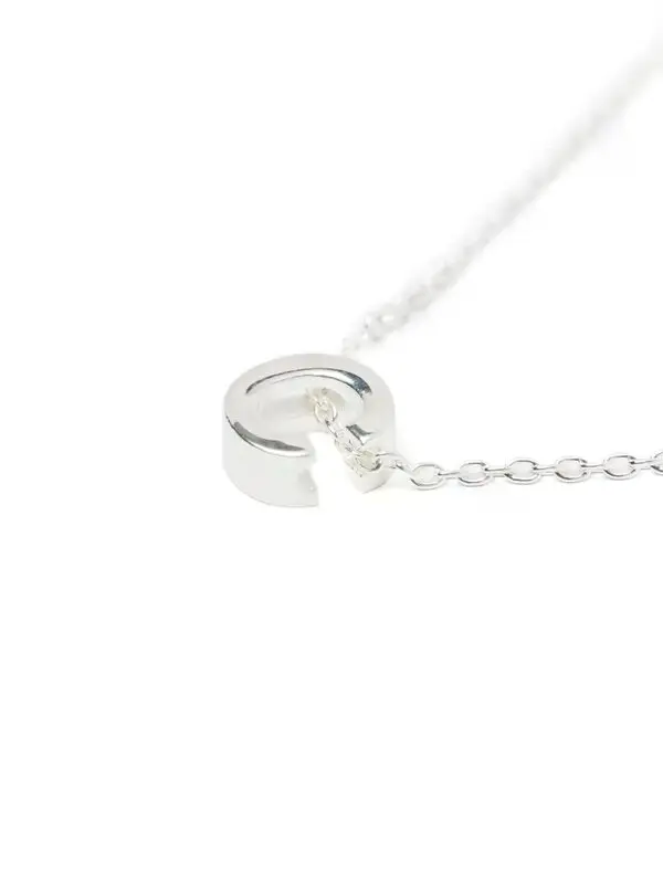 Le Gramme Alphabet Pendant Necklace