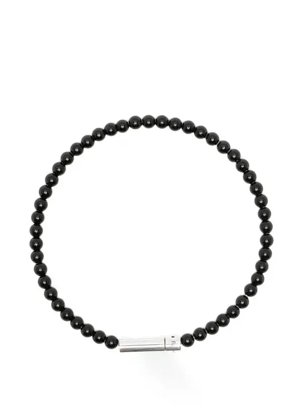 Le Gramme Onyx Beads Bracelet