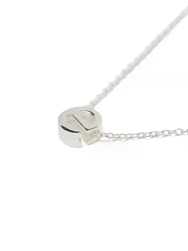 Le Gramme Alphabet Pendant Necklace