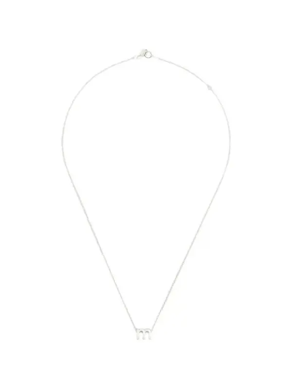 Le Gramme Alphabet Necklace